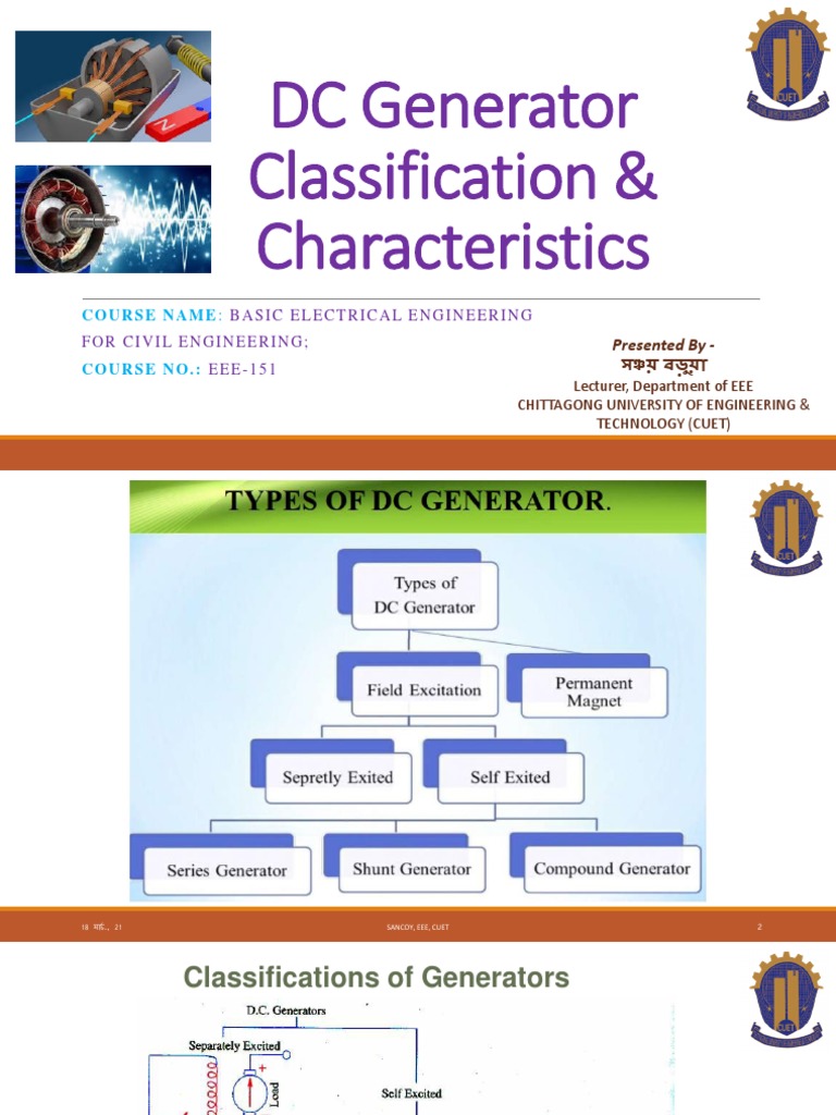 DC Gen. Classification & Characteristics | PDF | Electric Generator ...