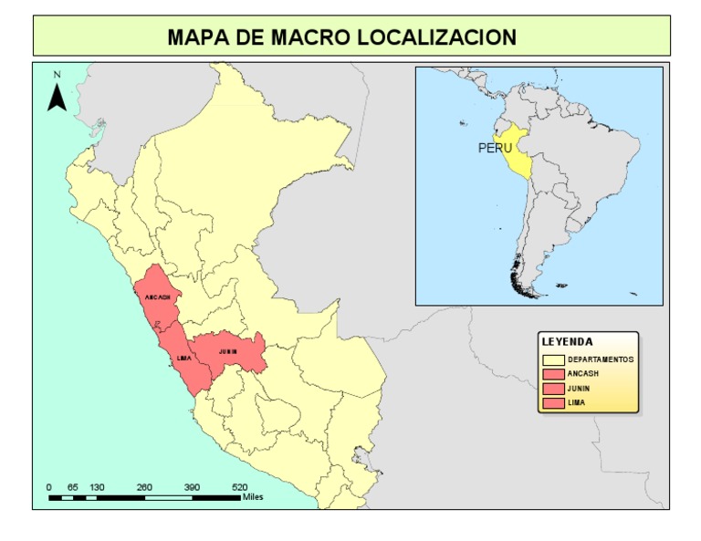 Mapa de Macro Localización en Perú | PDF