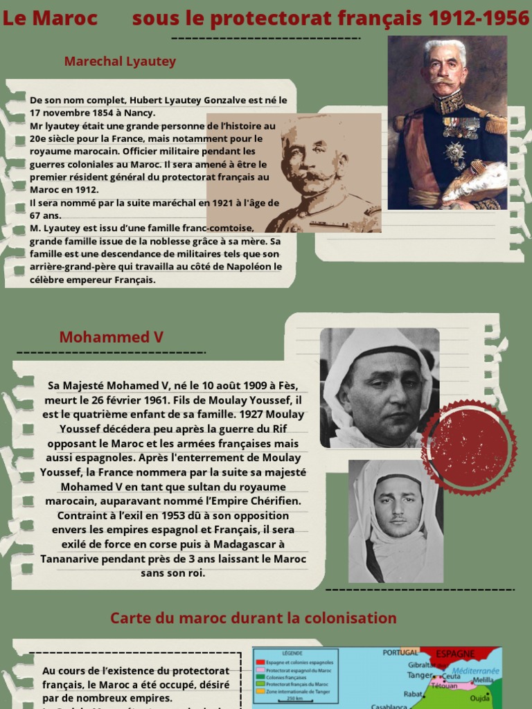 Le Maroc ?? Sous Le Protectorat Français | PDF