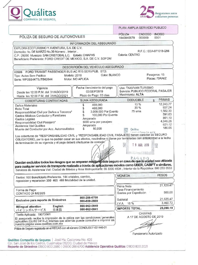 Poliza-qualitas | PDF