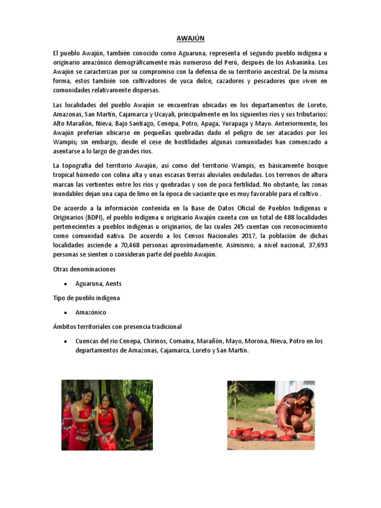 AWAJÚN | PDF
