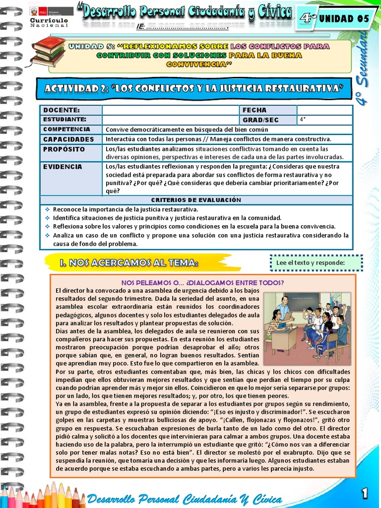 4° DPCC - Actv.02-Unid.5 2023 | PDF