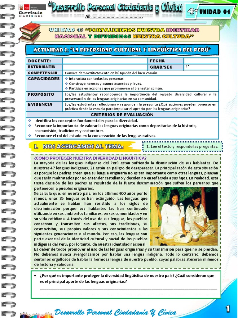 4° DPCC - Actv.02-Unid.4 2023 | PDF