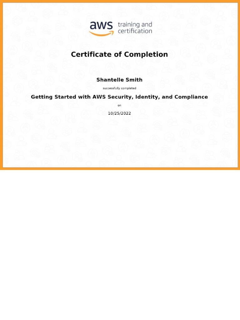 Getting Started With AWS Security Identity and Compliance | PDF