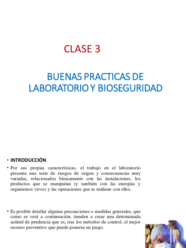 Clase 3-Bioseguridad | PDF