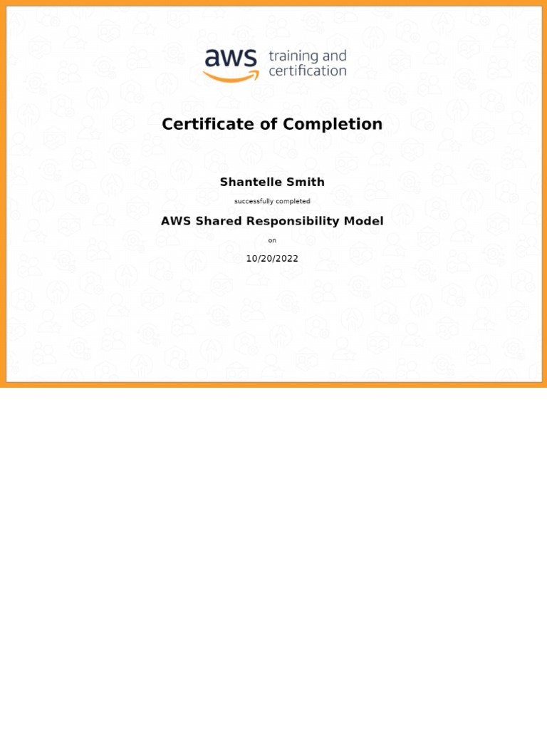 AWS Shared Responsibility Model | PDF