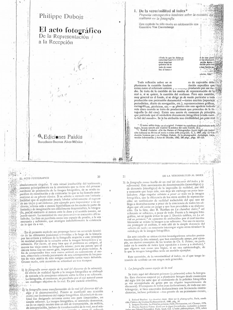 Dubois - de La Verosimilitud Al Index | PDF