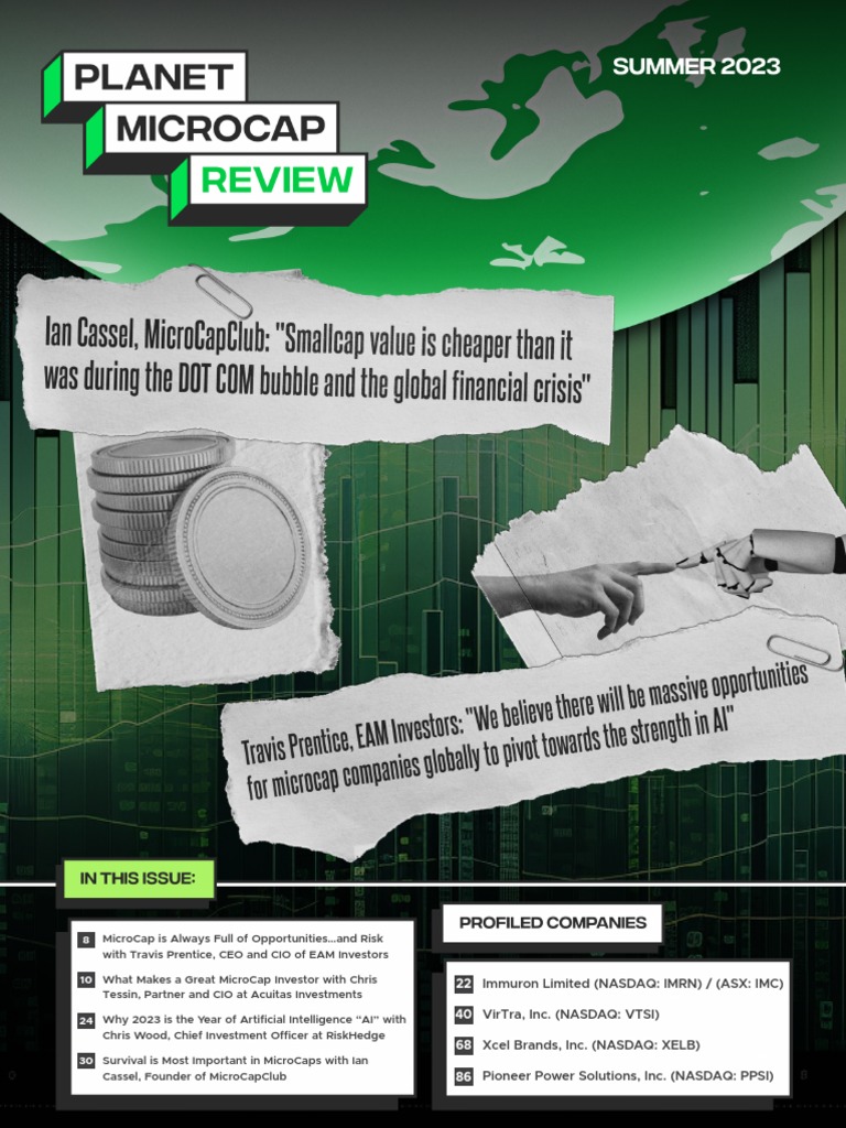 Planet MicroCap Review - Summer 2023 Issue | PDF | Securities (Finance) | Investing