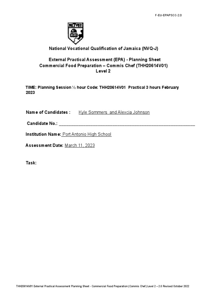 Planning Sheet | PDF