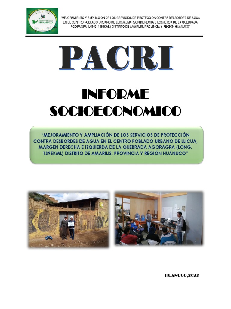 Informe Social Pacri - I | PDF