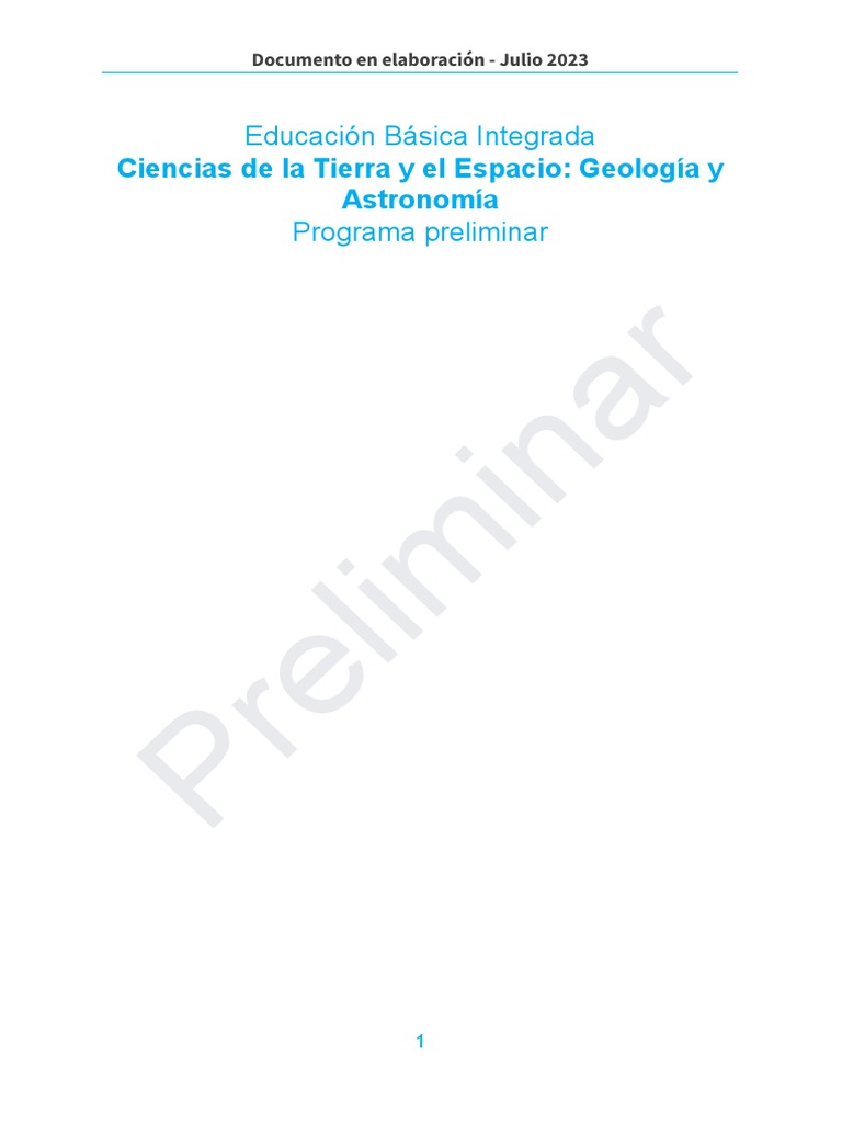 Ciencias de La Tierra y El Espacio - Tramo 4-1 | PDF