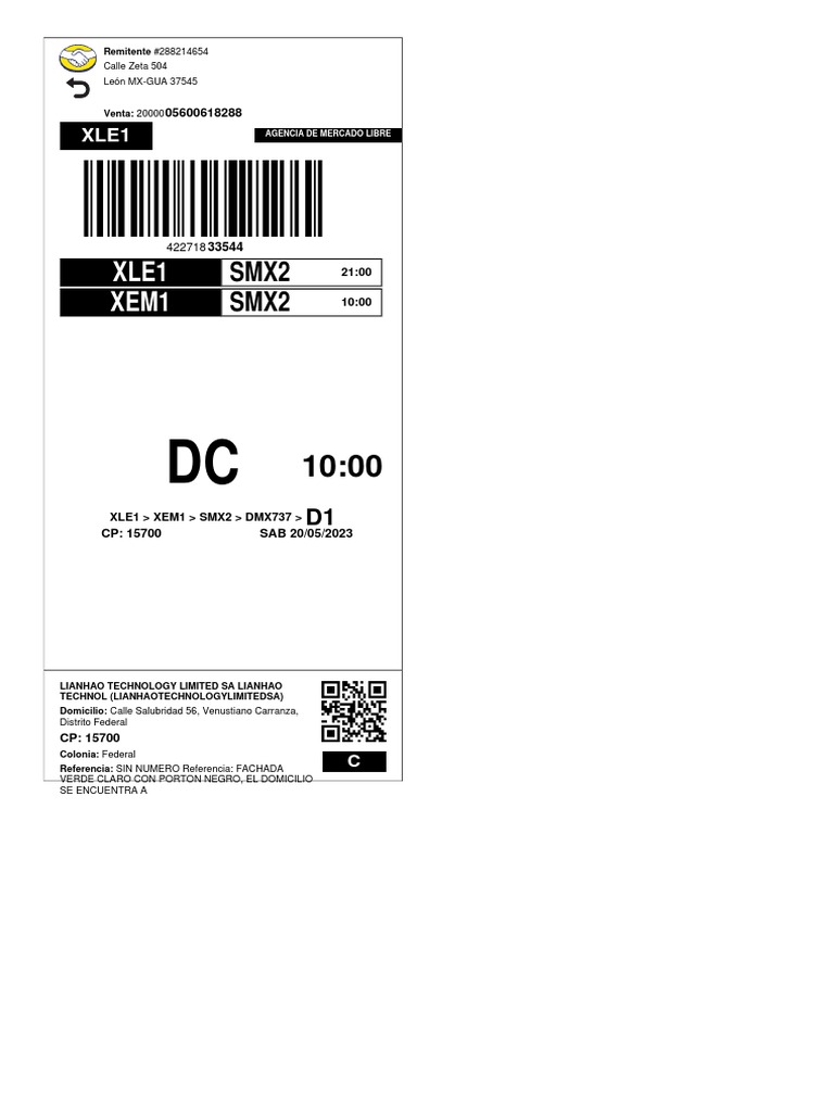 Shipment Labels 230514191113 | PDF