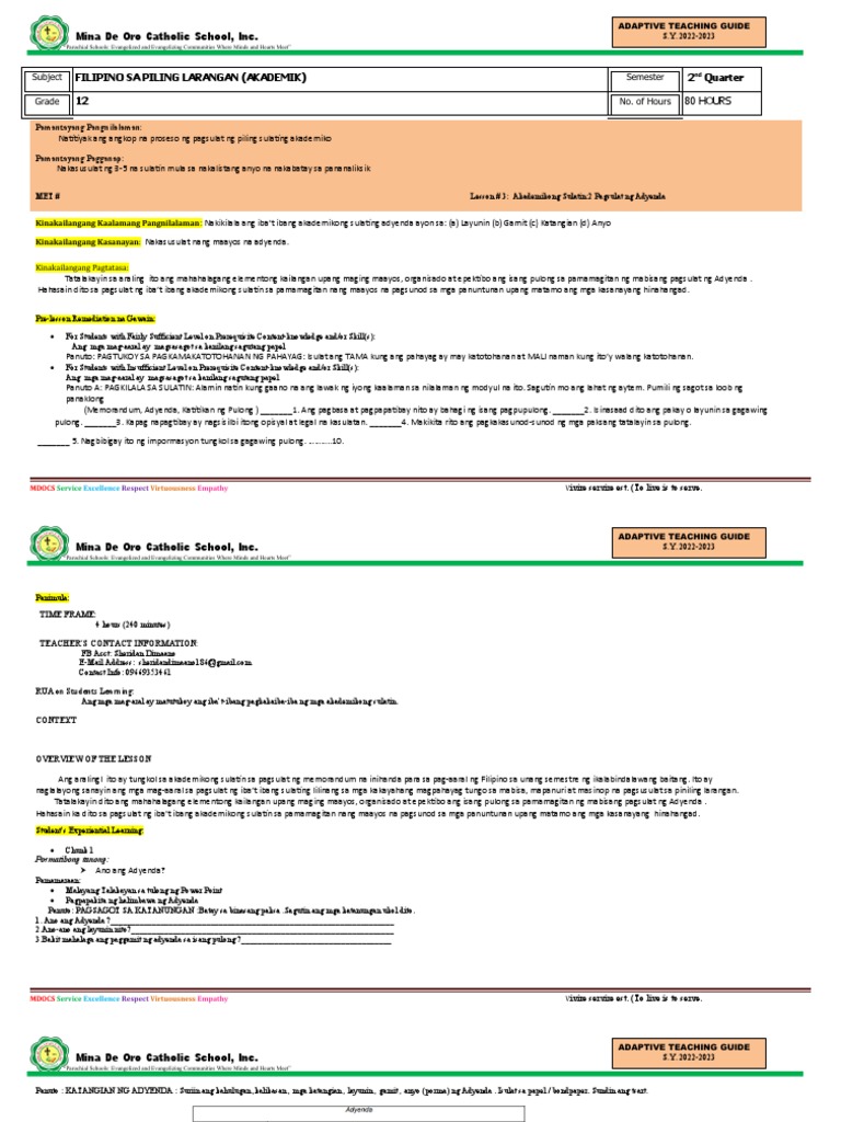 TG Fil Larang 1.3 | PDF