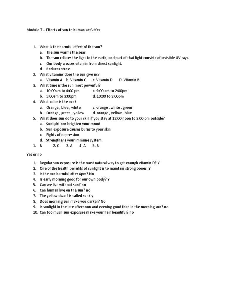 Summative Test Quarter 4 Module 7 Science | PDF