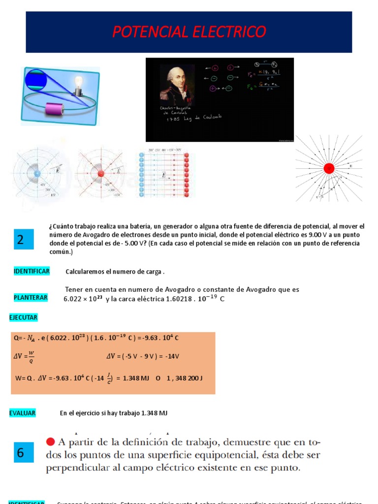 Potencial Electrico | PDF