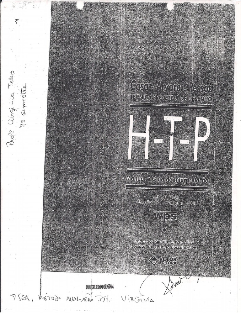 HTP - Manual e Guia de Interpretação | PDF