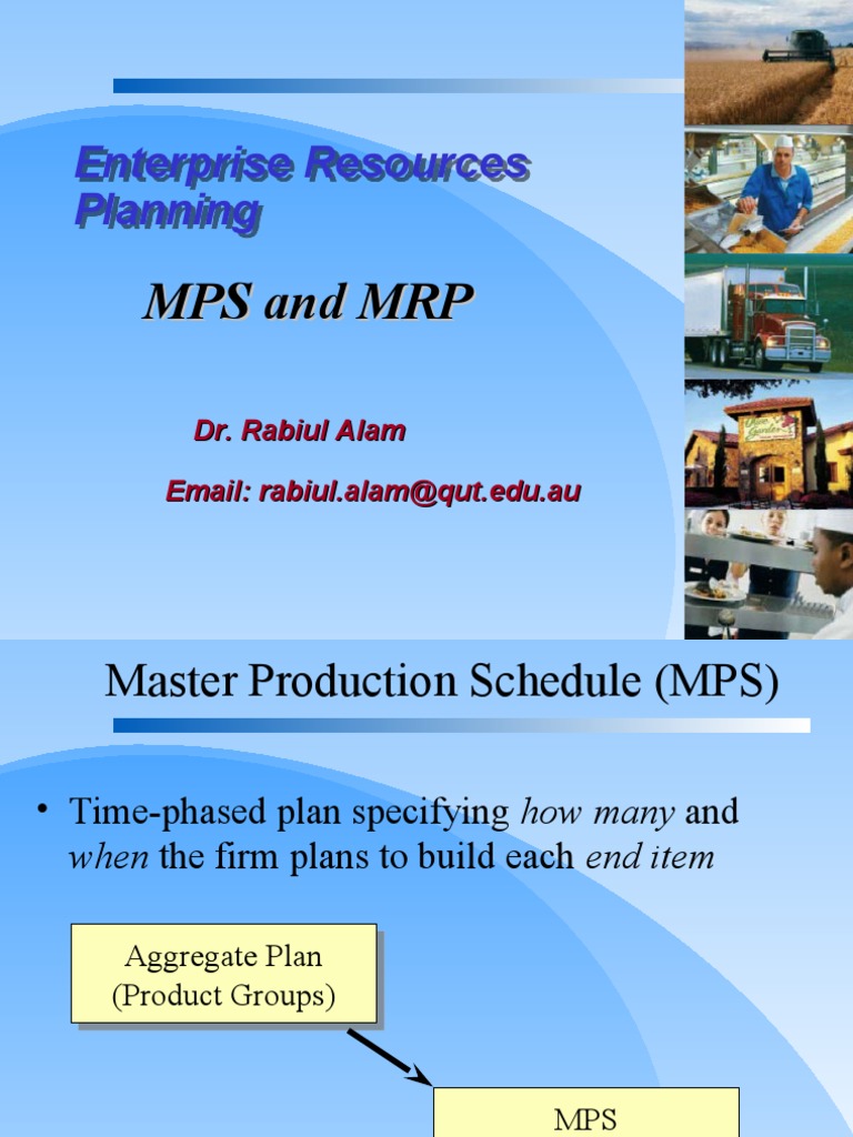 MPS and MRP | PDF