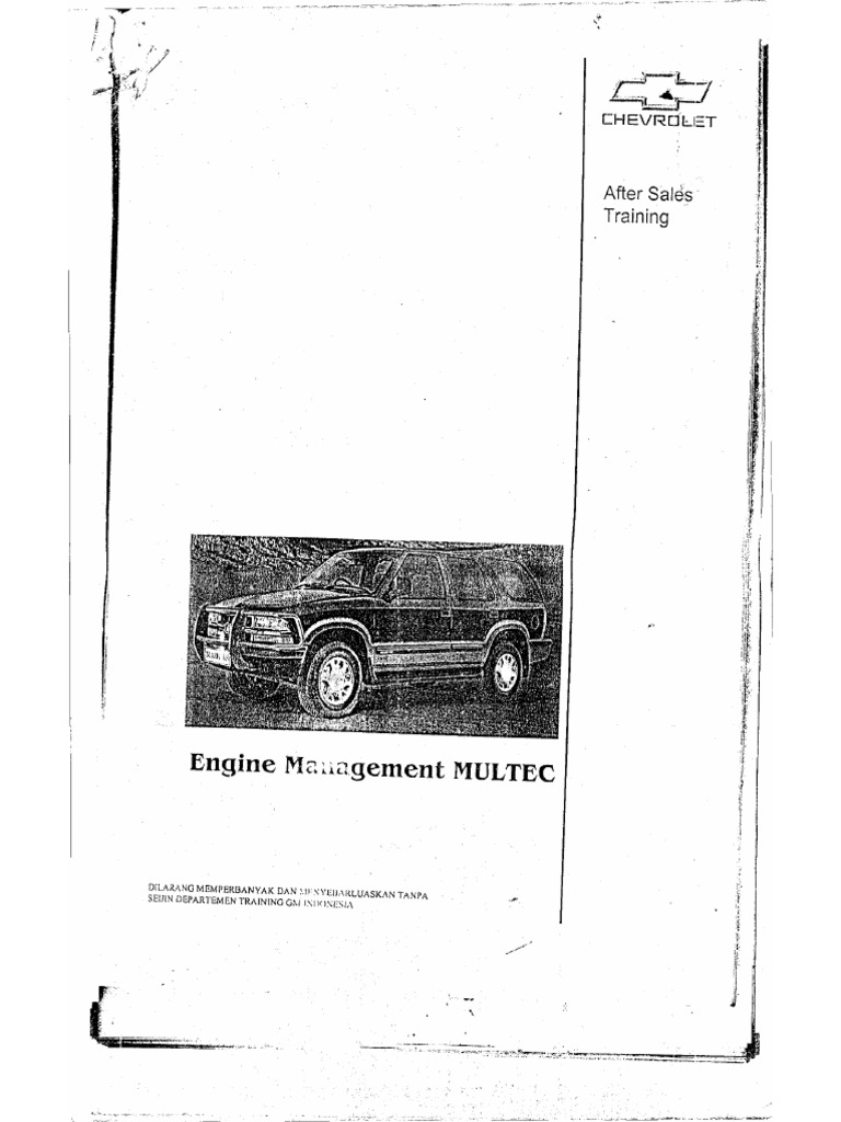 Engine Management MULTEC_R1 | PDF