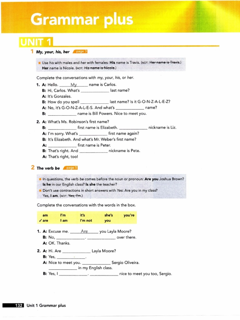 Interchange Intro - Student's Book - Grammar Plus | PDF