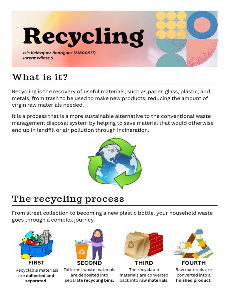 Recycling Doc - Project - Isis VR | PDF