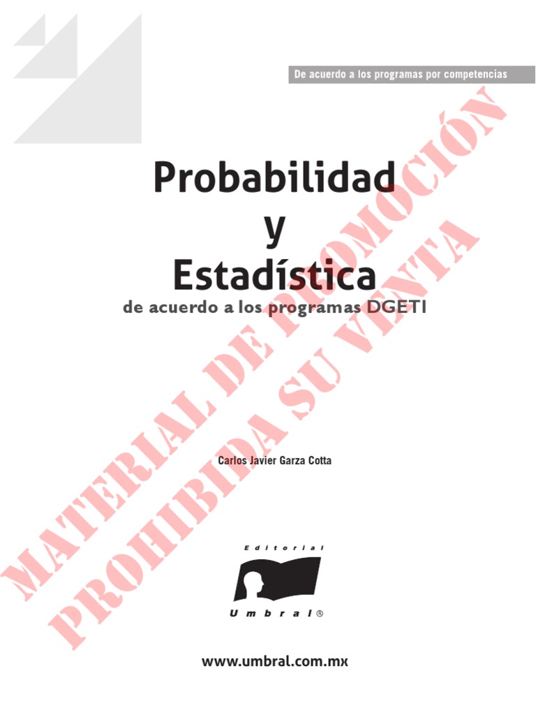 Probabilidad y Estad Stica PDF | PDF
