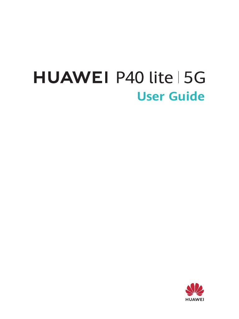 HUAWEI P40 Lite 5G User Guide - (CDY-NX9A, EMUI12.0 - 01, En-Gb) | PDF ...