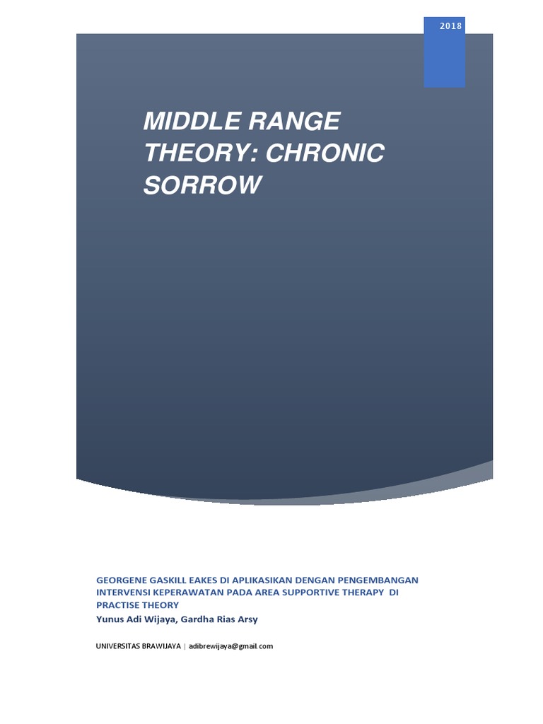 Middle Range Theory: Chronic Sorrow | PDF | Pengembangan Diri