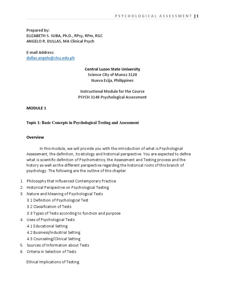 Module 1 PSYCH 3140 | PDF | Science & Mathematics
