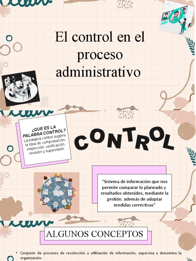 El Control en El Proceso Administrativo - Trabajp Grupal | PDF