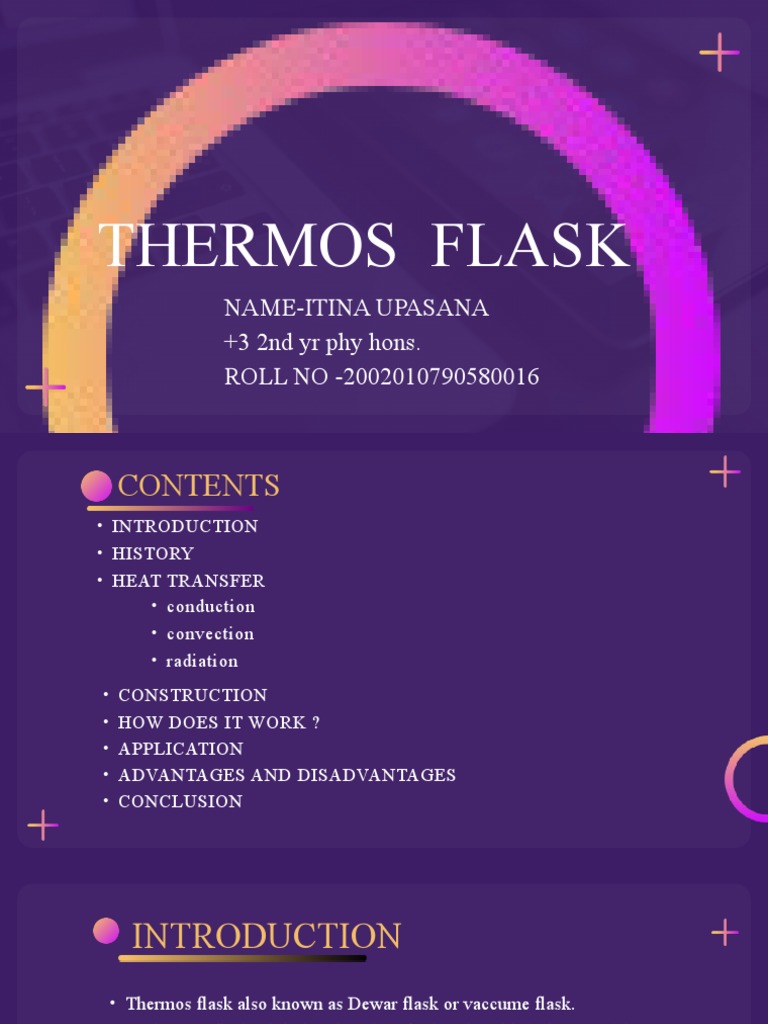 Thermos Flask: A Physics Insight | PDF | Heat Transfer | Scientific ...