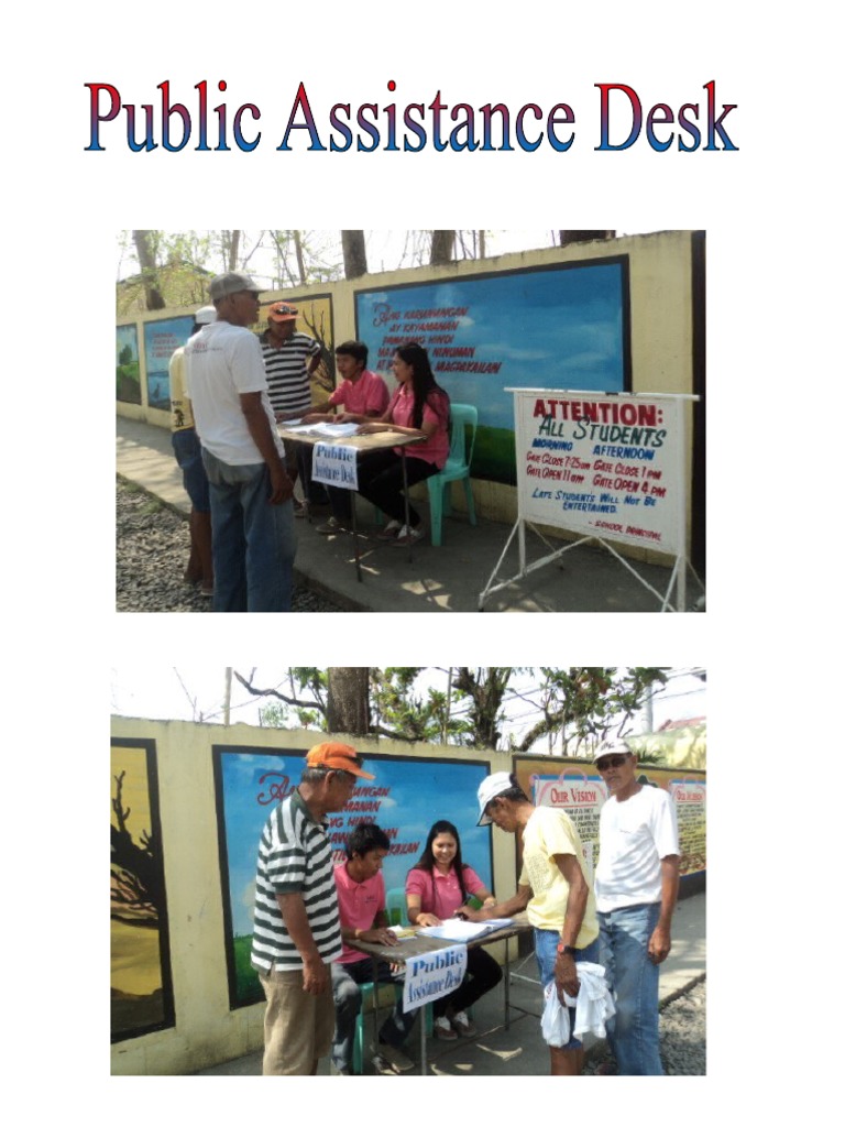 Public Assistance Desk Old Photos | PDF