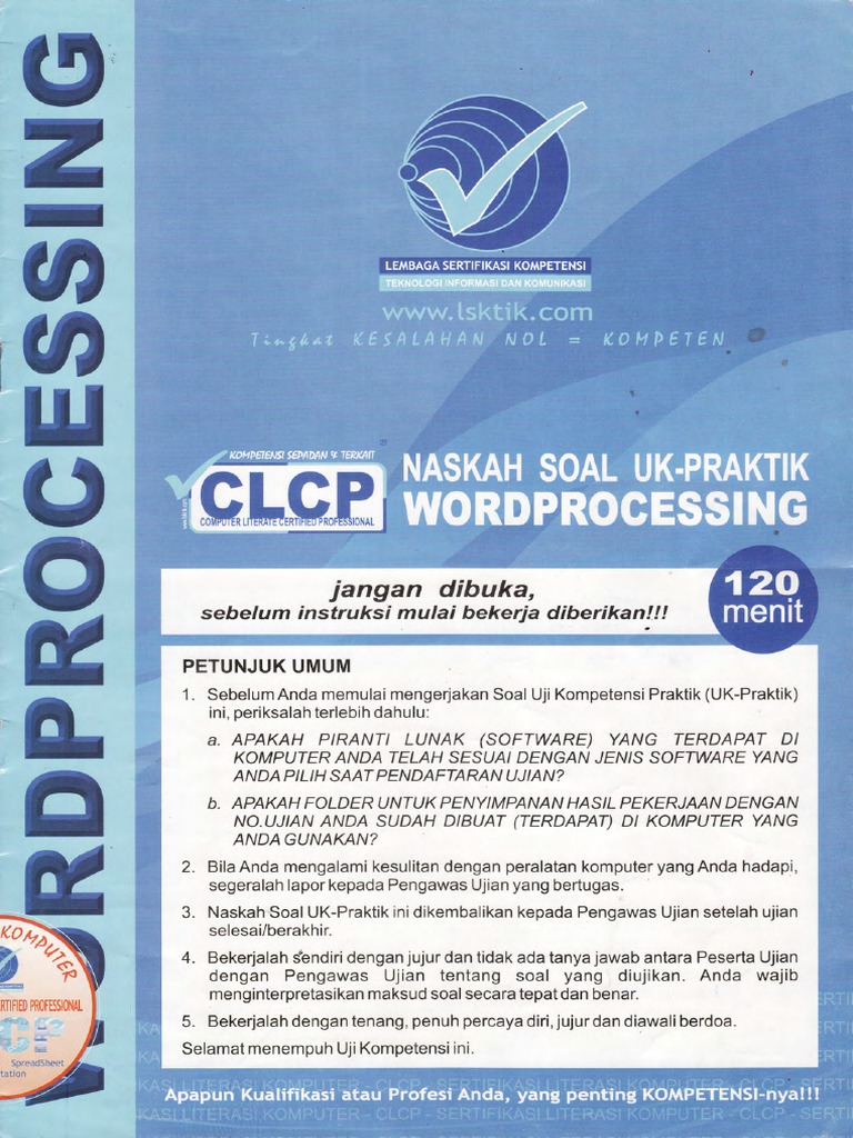 Naskah Soal WP008 | PDF