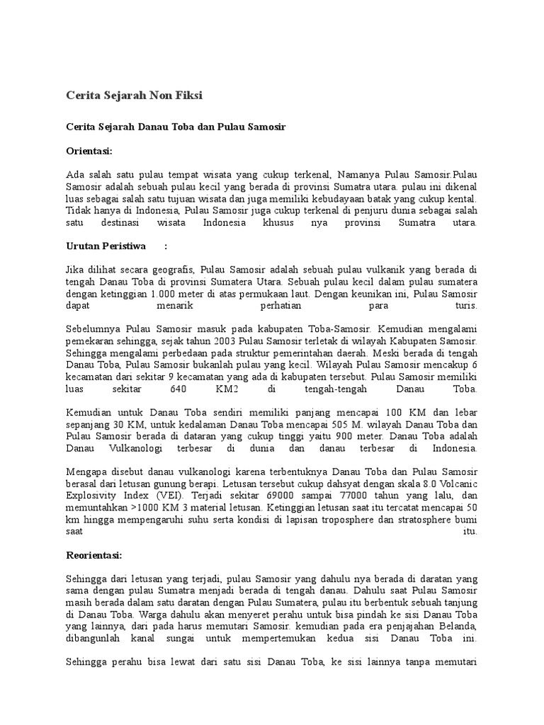 Cerita Sejarah Non Fiksi JBJH | PDF | Ilmu Sosial | Perjalanan