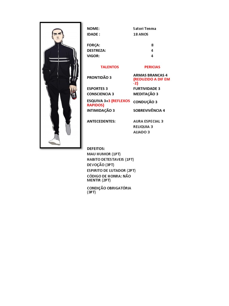 fichas npc (Salvo automaticamente) | PDF