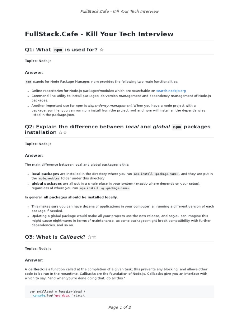 FullStackCafe QAS 1687665043571 | PDF | Technology & Engineering