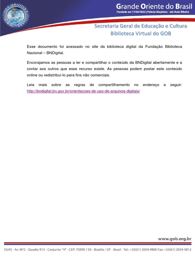 Estatuto - Reaa - 1786 - Brasil | PDF