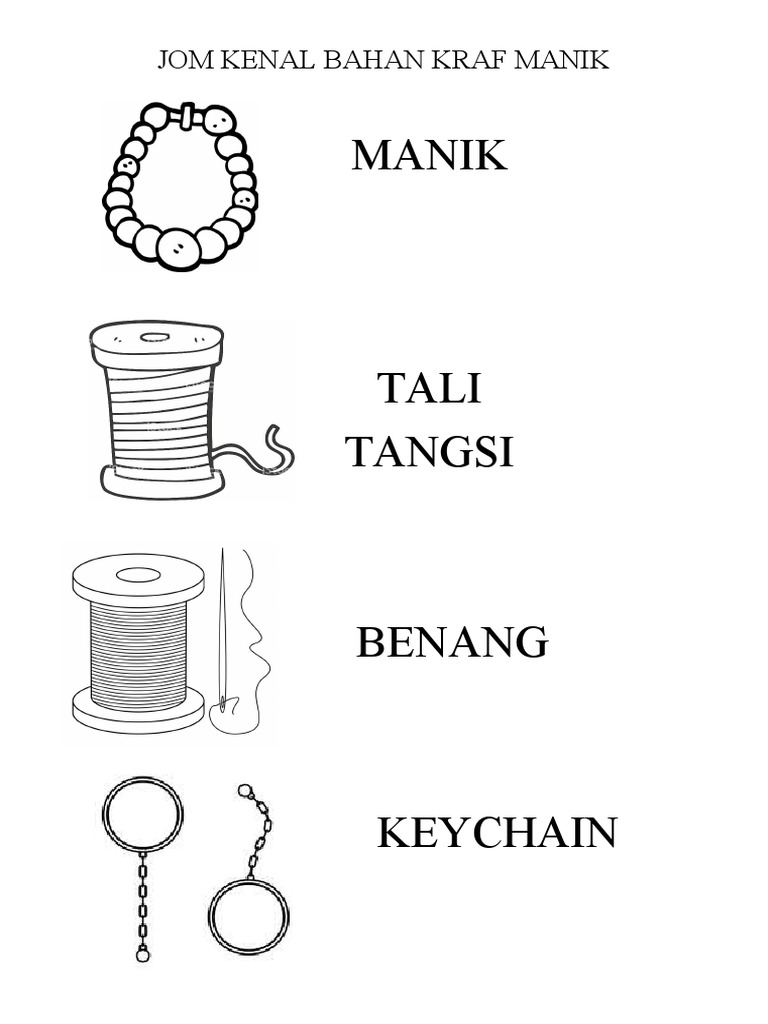 Jom Kenal Bahan Kraf Manik | PDF