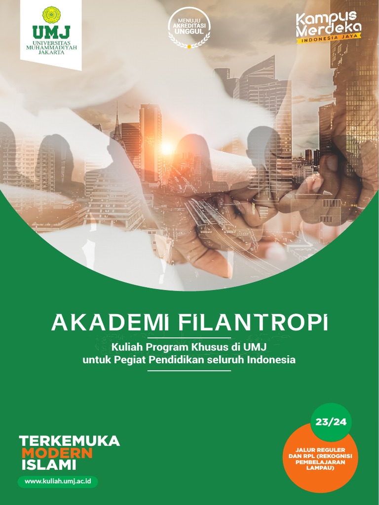 Brochure Akademi Filantropi Umj 2023-2024 | PDF