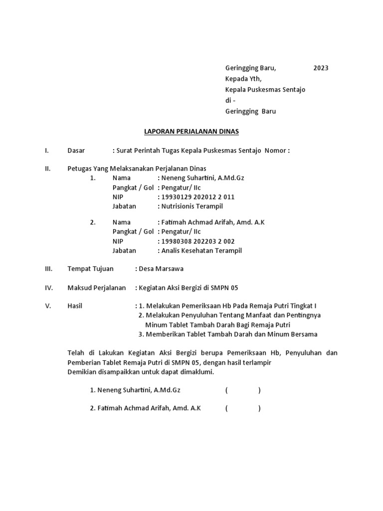 Contoh LPD | PDF | Pengembangan Diri
