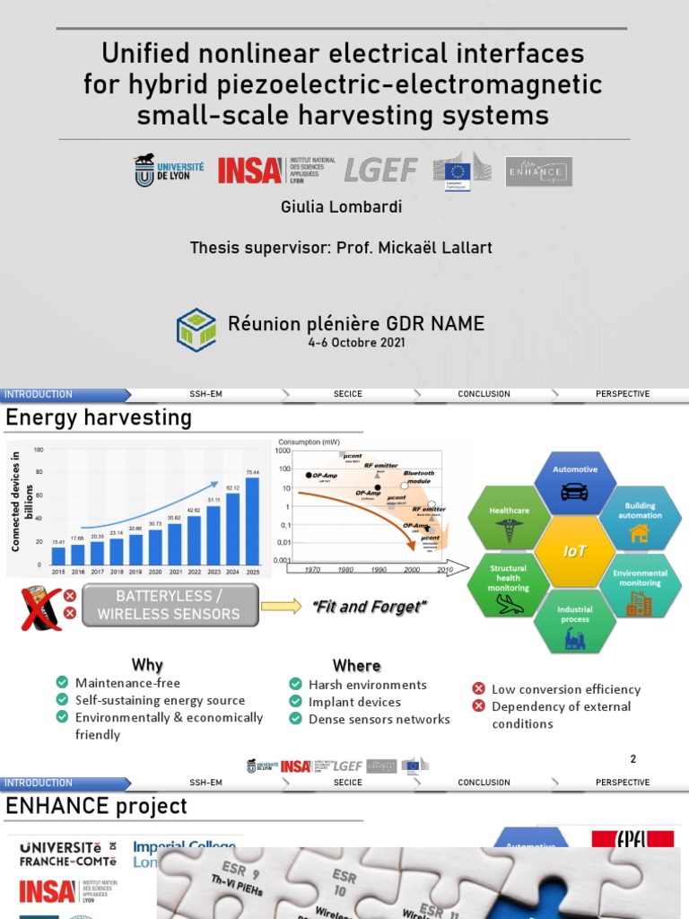 Presentation Electrical Interface For Energy Harvesting Pdf