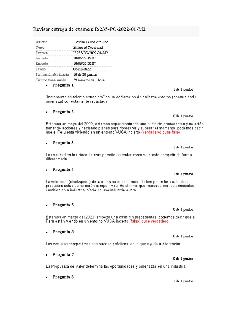 Examen pc1 | PDF | Business | Economias