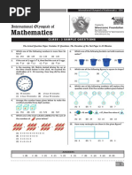 Imo Sample Paper Class-2 2025-26 | PDF | Mathematics