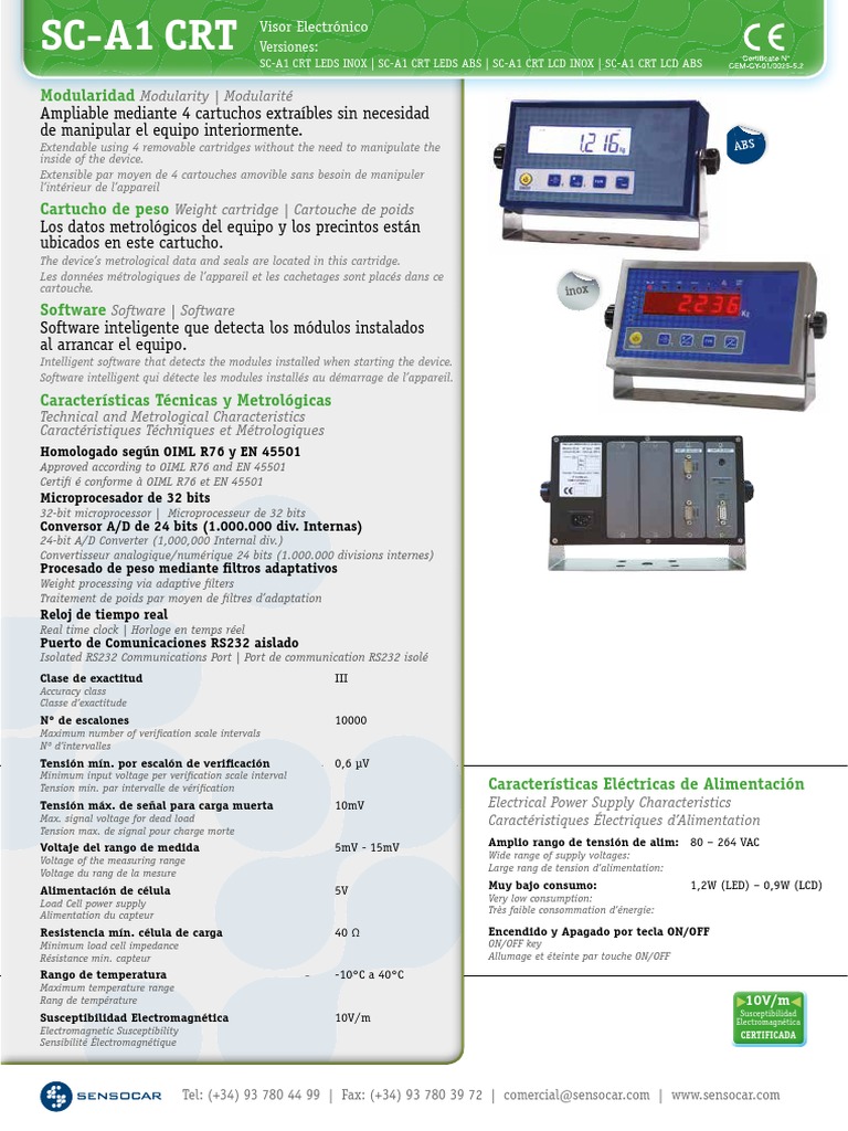 Indicador SC-A1 CRT7 | PDF | Tecnología de información y comunicaciones ...