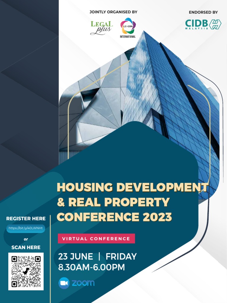 Housing Development and Real Property Conference 2023 Brochure 2 | PDF