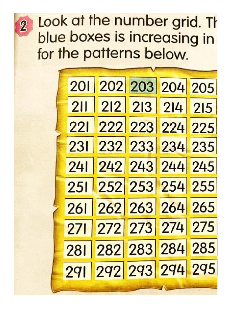Number Patterns | Pdf