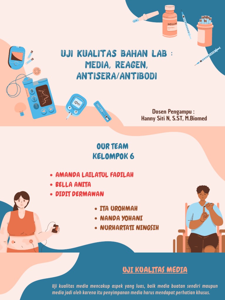 Uji Kualitas Bahan Lab, Media, Reagen Antisera Atau Antibodi | PDF
