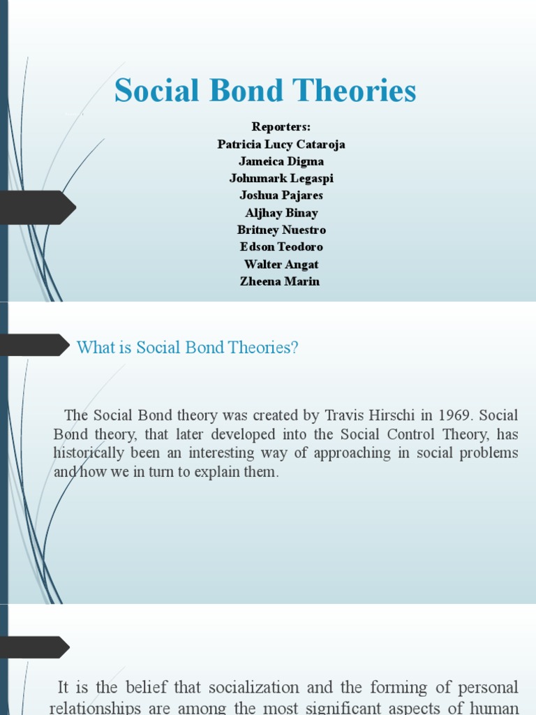 Social Bond Theories | PDF | Deviance (Sociology) | Criminology