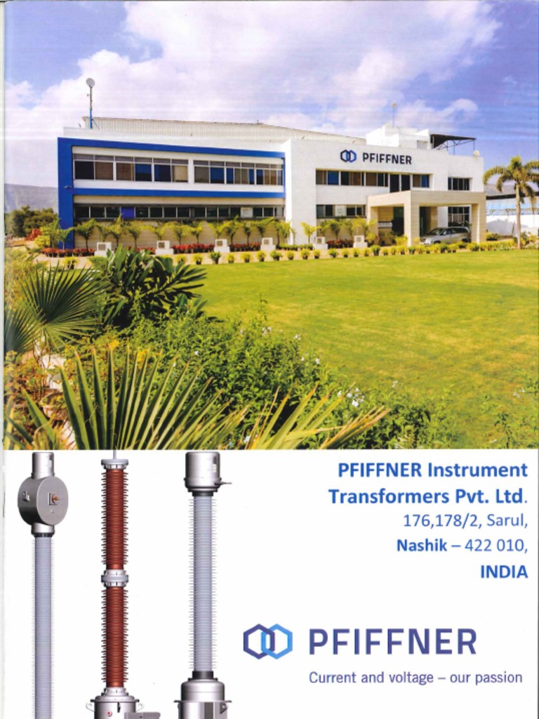 PFIFFNER Instrument Transformer Pvt. LTD | PDF