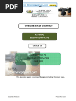 g10 Maths Lit Paper 2 Nov 2025 Memo | PDF | Area | Elementary Mathematics