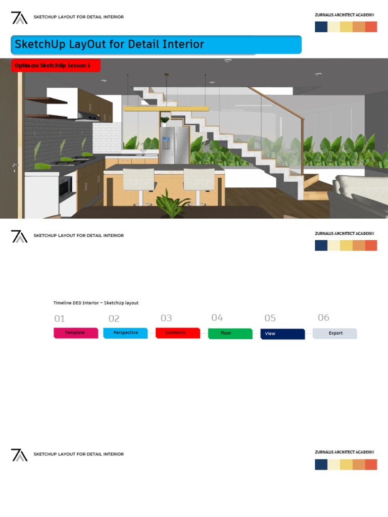 SketchUp LayOut For Detail Interior | PDF